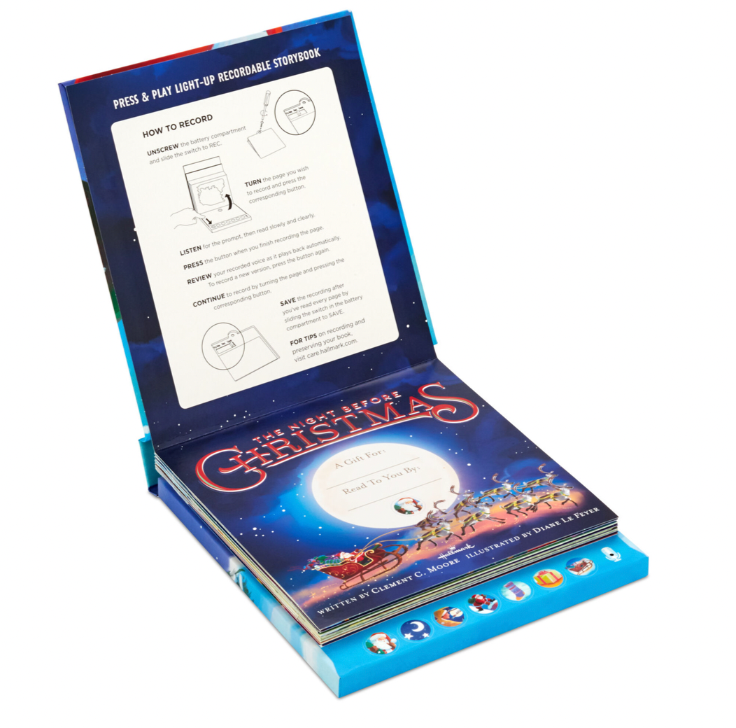 The Night Before Christmas Recordable Lighted Pop-Up Book– Plunkett's ...