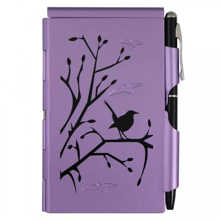 Flip Notepad with cover and pen - Violet– Plunkett's Hallmark