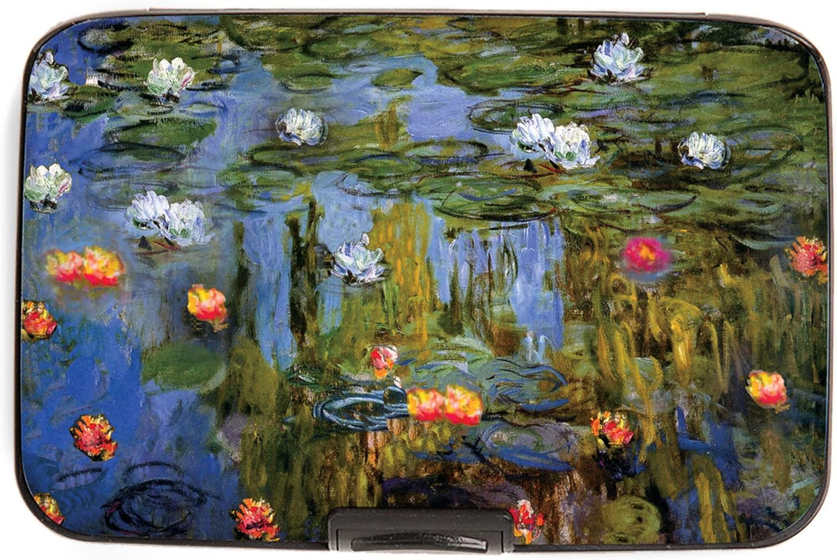 CLAUDE MONET WATER LILLIES ARMORED WALLET– Plunkett's Hallmark