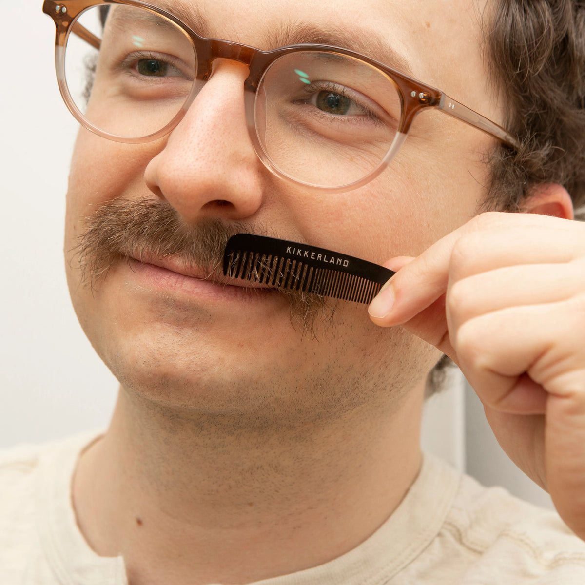 Mini Mustache Comb– Plunkett's Hallmark