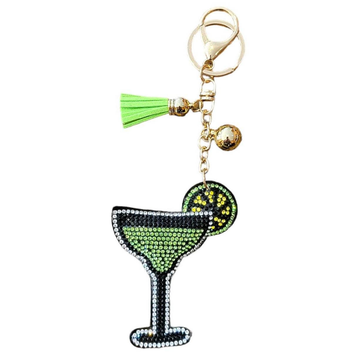 Margarita Rhinestone Puffy Tassel Keychain– Plunkett's Hallmark