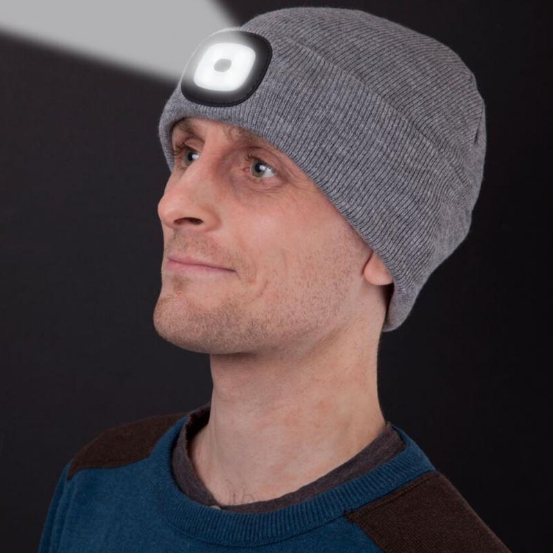 Night Scope Rechargeable LED Beanie - Red– Plunkett's Hallmark