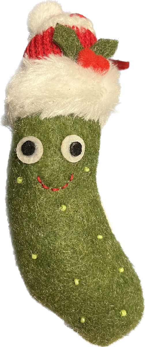 The Christmas Pickle Felt– Plunkett's Hallmark